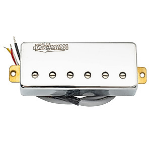Wilkinson M Series Ceramic Mini Humbucker Electric Guitar Neck Pickup for Les Paul/Fire-bird, Chrome