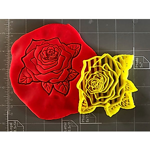 Rose Flower Cookie Cutter (3 inches)