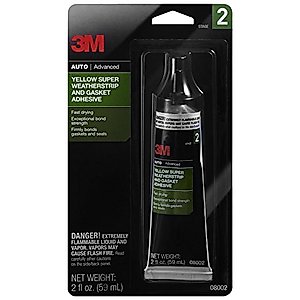 3M Yellow Super Weatherstrip and Gasket Adhesive, 08002, 2 fl oz