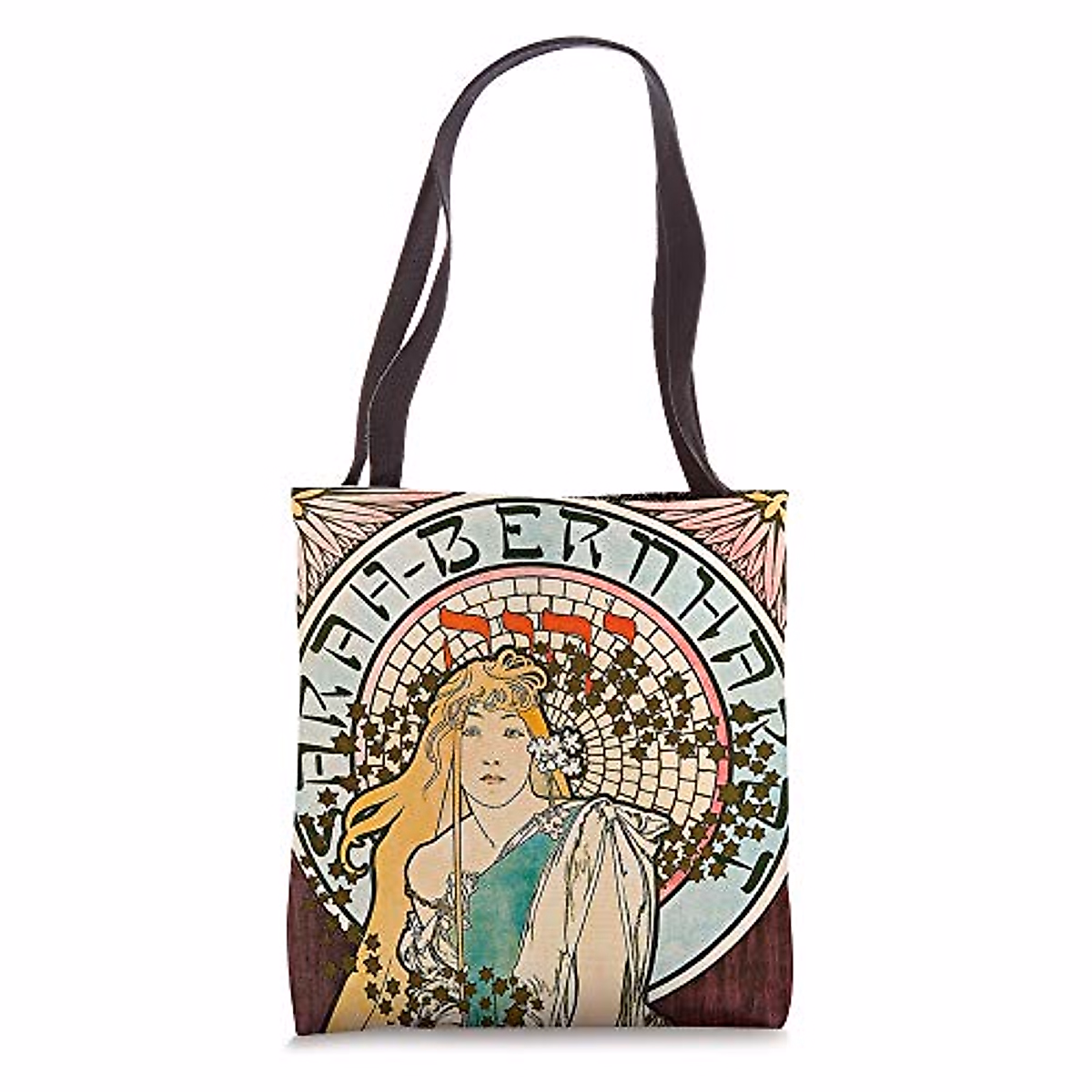 Renaissance Theater Sarah Bernhardt Paris Alphonse Mucha Tote Bag