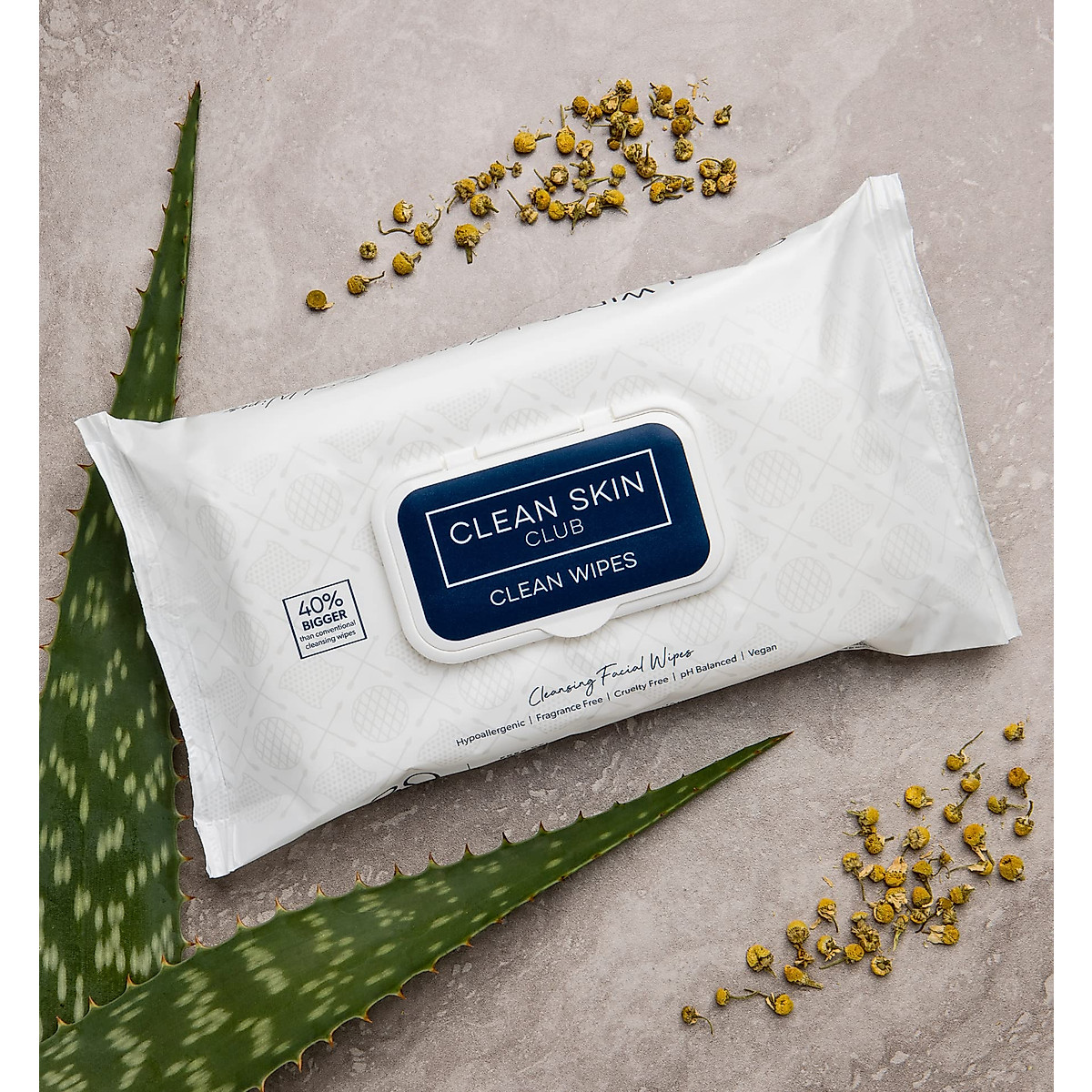 Clean Skin Club XL Premium Face Wipes, 40% Larger Than Normal Wipes, Extra Moist Makeup Removing Towelettes, 30 Count, Facial Cleansing Cloth, Fragrance Free, No Alcohol or Chemicals