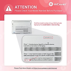 mCover Case ONLY Compatible for 2021～2024 13.3" Dell Latitude 5320 5330 5340 5350 2-in-1 Windows Laptop Notebook Computer (NOT Fitting Any Other Dell Models) - Pink