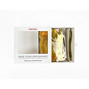 Make Your Own Banner in Gold - Say Anything Banner - Metallic Gold - BIrthday Party, Baby Shower, Bridal Shower, Graduation Party