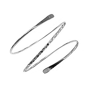 CSIYANJRY99 Silver Arm Cuff for Women Minimalist Upper Arm Cuff Jewelry Snake Arm Cuff Bracelet Open Layered Cuff Bangle Armband Armlet Jewelry