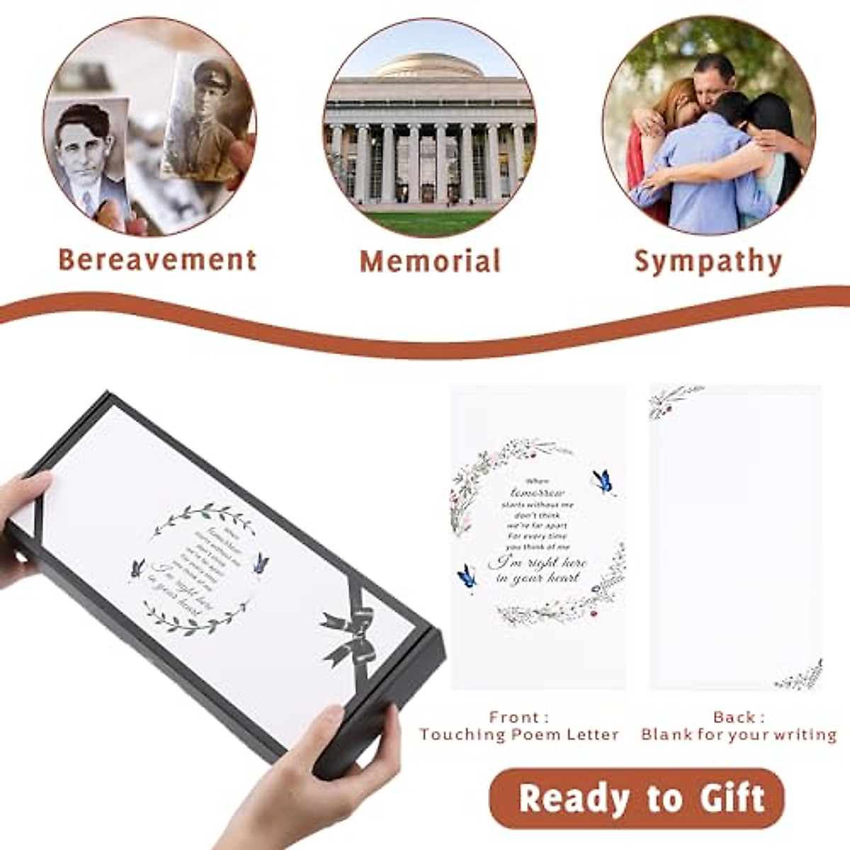 Sympathy Wind Chimes,Memorial Wind Chimes for Outside,Memorial/Sympathy Gift for Who Loss of Loved One,Bereavement/Condolences Gift for Loss Mom/Dad,Wind Chimes in Memory of Loved One