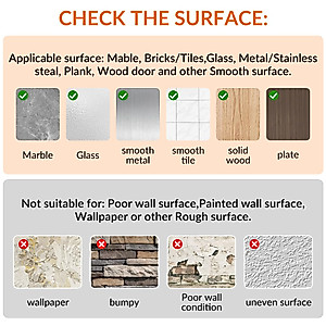 kaggiyu Hair Dryer Holder, Blow Dryer Hanger Wall Mount for Bathroom, Blow Dryer Holder Hook with Plug&Cord Organizer Self Adhesive Hair Tool Organizer for Cabinet Door Bedroom(1 Pack White)