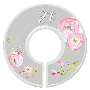 Mumsy Goose Nursery Closet Dividers Baby Girl Clothes Dividers Closet Organizers
