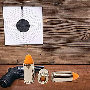 ST Action Pro Pack Of 10 Inert .45 ACP Automatic Colt Pistol Orange Safety Trainer Cartridge Dummy Ammunition Ammo Shell Rounds with Nickel Case