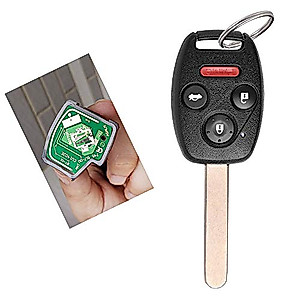 BESTHA 2 Key Fob Replacement KR55WK49308 for Honda Accord 2008 2009 2010 2011 2012 Pilot 2009 2010 2011 2012 2013 2014 2015 Keyless Entry Remote Uncut Head Control