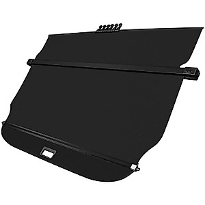 Trunk Cargo Cover For Ford Edge 2015 2016 2017 2018 2019 2020 2021 2022 2023 SE SEL ST Sport Titanium Retractable Rear Trunk Cargo Luggage Security Shade Shield Waterproof Custom Fit All Weather Black