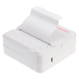 STOBOK 1 Set Thermal Label Printer Pocket Thermal Shipping Label Printer for Shipping Packages Postage Home Small Business Pink