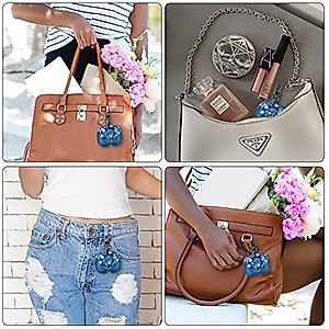 bvya Printed Leather Case for AirPods Pro, Cute Case for Apple Airpods Pro Charging Case 3rd Gen 2019 with Secure Snap Closure Keychain