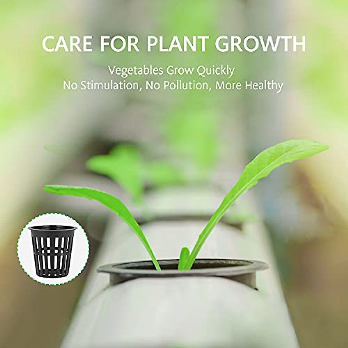 VIVOSUN 25 Pack 3 Inch Net Pots Heavy Duty Net Cups with 12 Pcs Plant Labels