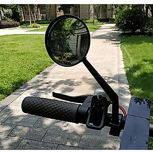Yungeln Rearview Mirror Scooter Adjustable Rear View Glass Bicycle Mirror Reflector Compatible for Xiaomi 1S M365 Pro Scooter