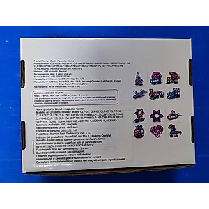 AOMIKS Magnetic Tiles 199 PCS Mini Magnetic Building Blocks for Girls & Boys Birthday Gift 3D STEM Educational Learning Creativity Toys for Kids Ages 3 4 5 6 7 8 Years Old