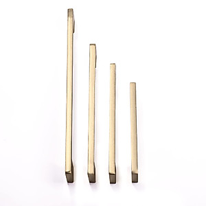 Southern Hills 5pc Brushed Gold Cabinet Pulls - 8.75" (224mm) Screw Spaced Gold Pulls for Cabinets and Drawers, Dresser, Gold Hardware for Cabinets, Kitchen Cabinet Handles