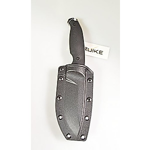 RUIKE RKEF118B Jager F118 Fixed Blade Knife, Black
