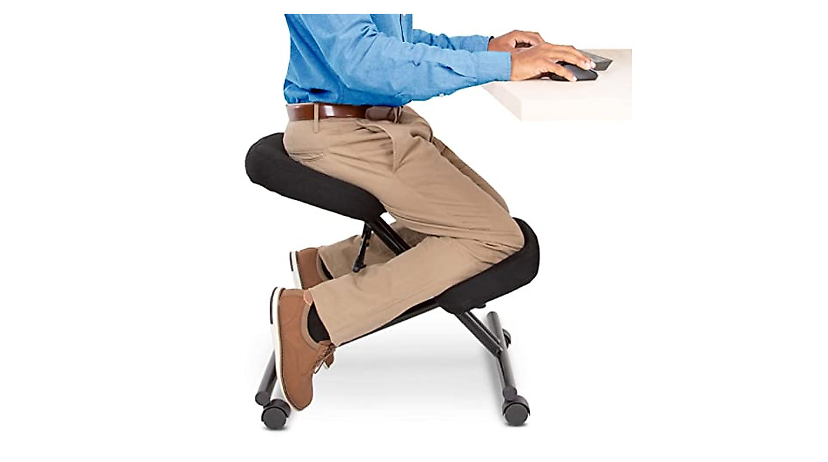 ProErgo Pneumatic Ergonomic Kneeling Chair for Better Posture