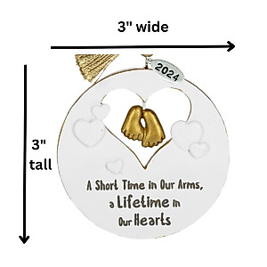 Miscarriage Gifts for Mothers, Memorial Ornament for Loss of Baby - Comes in a Gift Box so It's Ready for Giving
