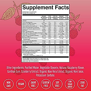 Turmeric Gold Drops & Morning Multivitamin (Raspberry) Bundle | USDA Organic Herbal Liquid for Immune & Digestive Support | Liquid Vitamins for Immune Support & Overall Wellness