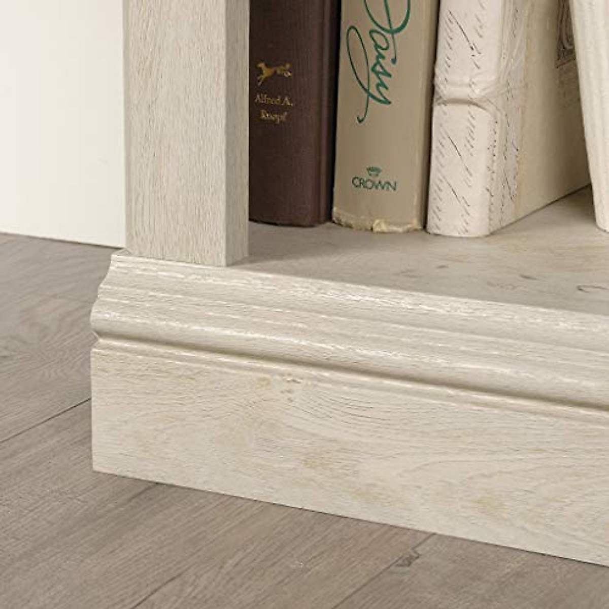 Sauder Select Collection 5-Shelf Bookcase, Chalked Chestnut finish