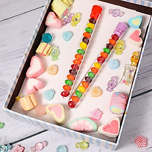 Test Tubes with Rack 50 Pcs 16 x 150 mm Clear Plastic Test Tubes with Lids Halloween Test Tube Shot Glasses for Halloween Nurse Party Decoration Birthday Christmas Party Favors