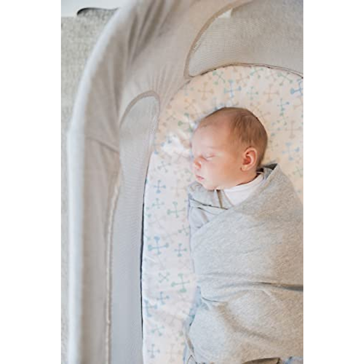Regalo Baby Basics™ Infant Bassinet, Gray, Portable and Collapsible, Includes Padded Insert