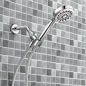 Moen 20016 Ignite Dual Hand Held And Multi Function Shower Head Combo Package With Hose And Diverter, Chrome, 3.75"