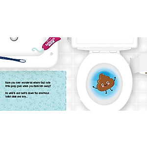 Poop Party Potty Training Kit - Adventure Book and Party Supplies to Help Toddlers Get Excited About Using the Toilet - 16 Piece Set - PrimaStella