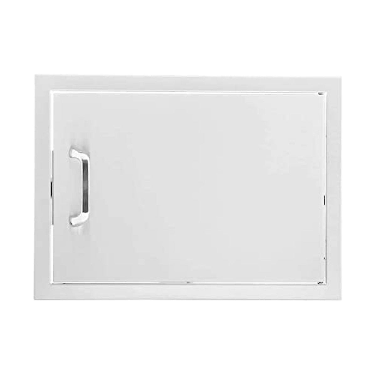 BBQGUYS Signature 24-Inch Stainless Steel Reversible Single Access Door - Horizontal - Traditional