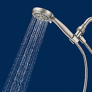 Moen Ignite Spot Resist Brushed Nickel Hand Held Shower Head Package With 2.5 GPM High Pressure Spray, 20091SRN