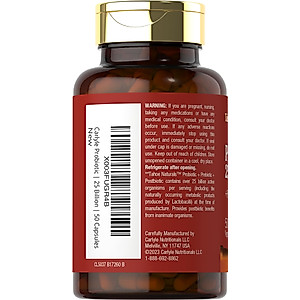Carlyle Prebiotic, Probiotic & Postbiotic | 25 Billion CFU | 50 Powder Pills | Men and Women's Digestive Health | Vegetarian and Non-GMO Supplement