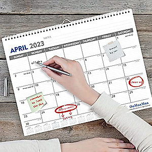 2023 Calendar - Wall Calendar from January 2023 to June 2024, 14.5 x 11 Inches, 18 Monthly Calendar with Twin-Wire Binding, Thick Paper and Ruled Blocks for Home, School and Office