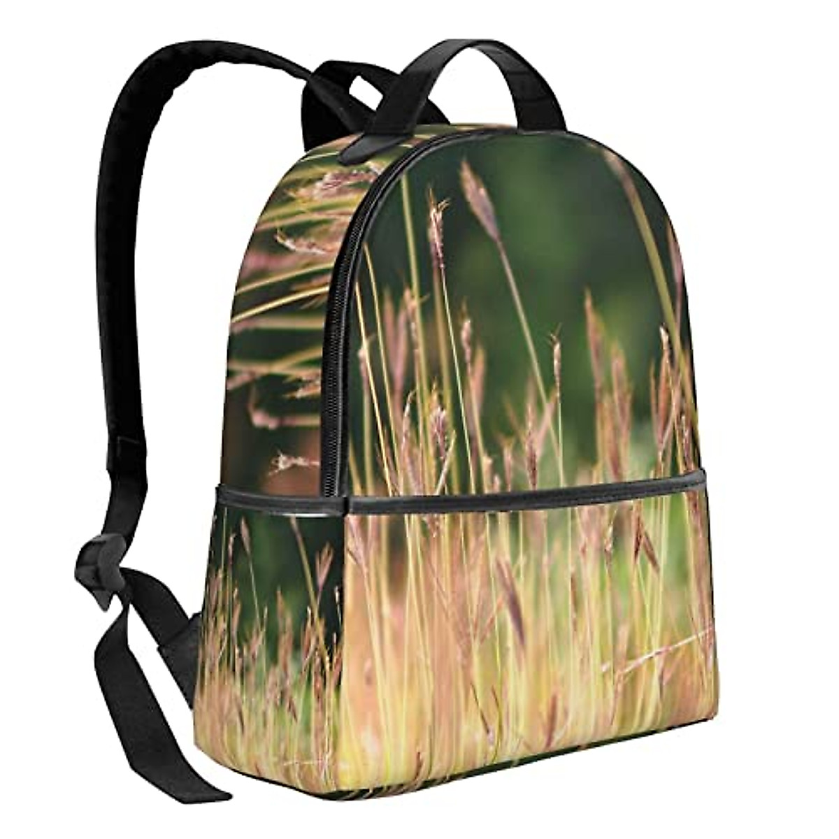 BAFAFA grasses view Printed Travel Backpack Business Work Bag Computer Bag Outdoor Sports Rucksack
