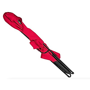 Lafuma Pop Up XL Lounge Chair (Garance Red) Extra Large Folding Butterfly Dorm Chair