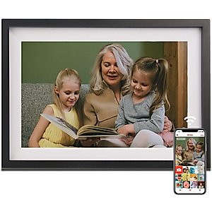 Digital Picture Frame 10.1 Inch Smart WiFi Digital Photo Frame 64GB Storage, 1280x800 IPS Touch Screen HD Display, Auto Rotate Share Photos/Videos via Frameo App, Easy Setup, No fees