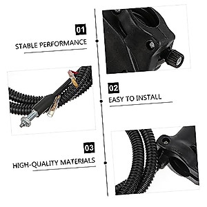 Yardwe 2pcs Lawn Mower Lawn Mower Lever Control The Throttle Control Throttle Trigger Cable Mower Parts Handle Trigger line Plastic Accelerator