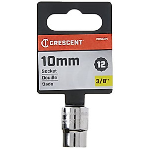 Crescent 3/8" Drive 12 Point Standard Metric Socket 10mm - CDS40N