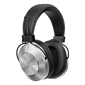 PIONEER Bluetooth and High-Resolution Over Ear Wireless Headphone, Silver (SE-MS7BT-S)