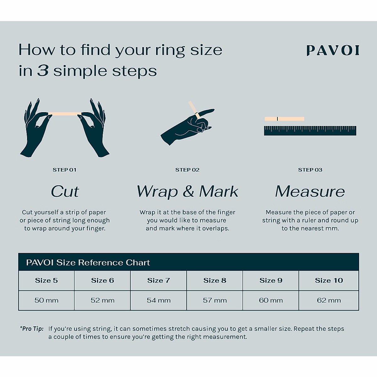 PAVOI 14K Gold Plated CZ Bypass Ring | Simulated Diamond BTY Ring | Stacking Rings for Women (Yellow Plated, 6)