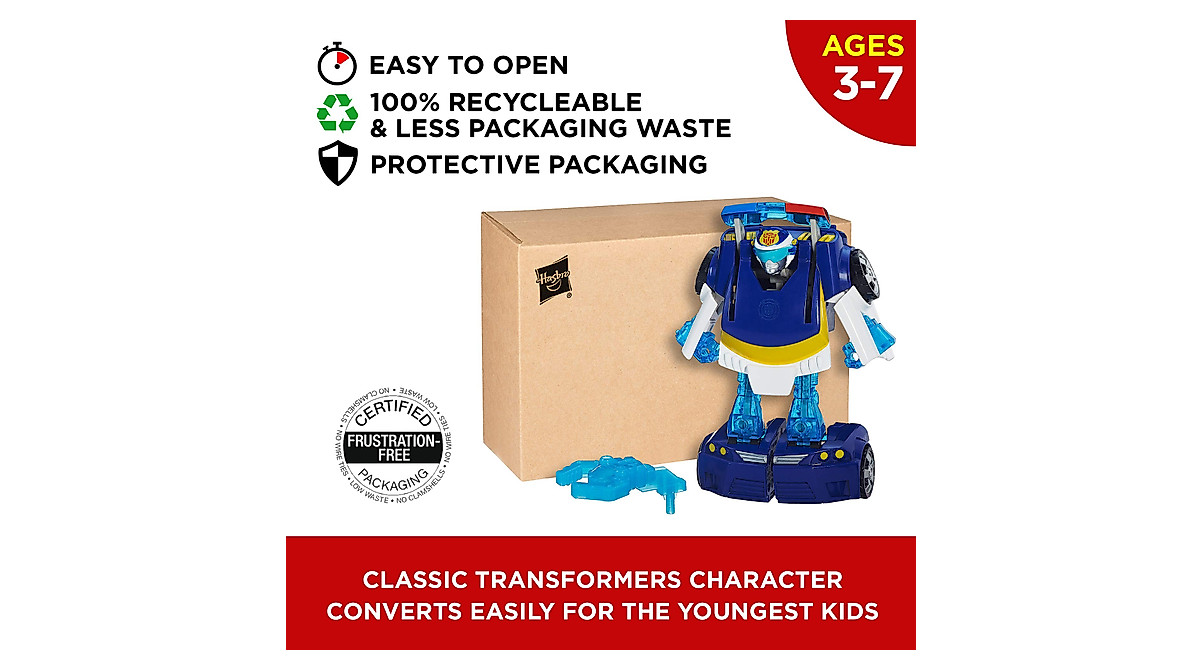 Transformers Rescue Bots Chase Action Figure - Ages 3-7