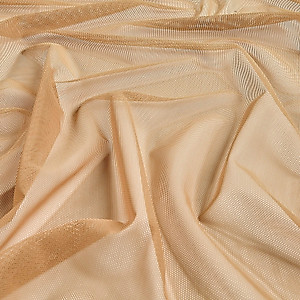 Power Stretch Mesh Nude, Fabric by the Yard