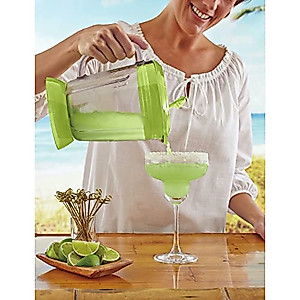 Margaritaville Bahamas Frozen Concoction Dual Mode Beverage Maker Home Margarita Machine with No-Brainer Mixer and, 36 Ounce Pitcher, Stainless Steel