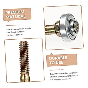 Veemoon 4pcs Rocking Chair Bearing Machine Screws Gaming Chair Accessories Furniture Bolts Patio Chair Leveling Screws Glider Rocker Parts Office Chair Bolts Furniture Connecting Fittings