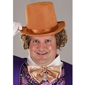 Plus Size Willy Wonka Costume for Men, Purple Jacket Chocolate Factory Uniform for Movie Cosplay & Halloween 4X