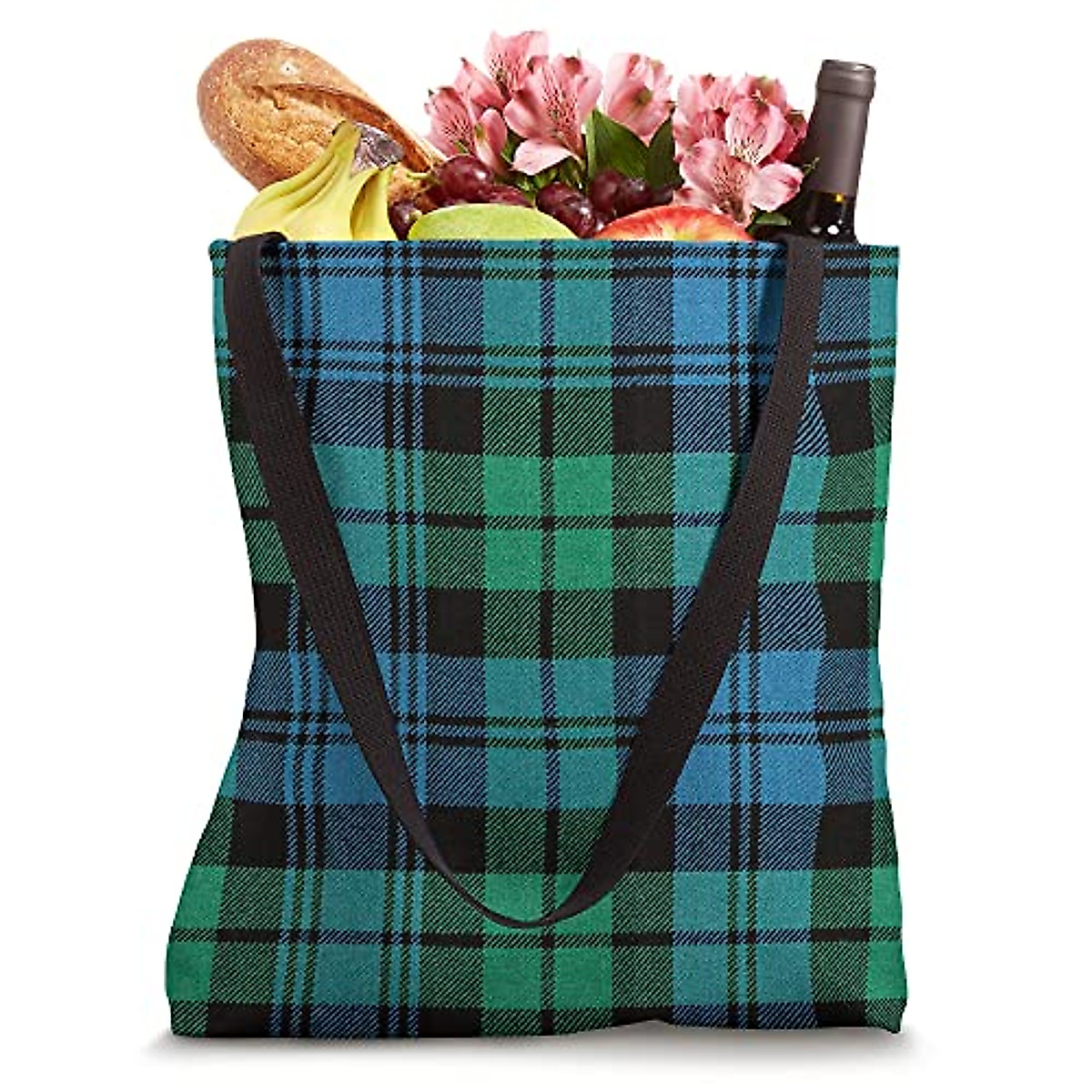 Clan Campbell Ancient Tartan Plaid Scottish Tartan Tote Bag