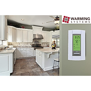 50 Sqft Cable Set, Electric Radiant Floor Heat Heating System with Digital Floor Sensing Thermostat