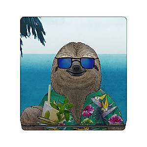 Head Case Designs Officially Licensed Barruf Sloth In Summer Art Mix Vinyl Sticker Gaming Skin Case Cover Compatible With Sony PlayStation 4 PS4 Slim Console and DualShock 4 Controller
