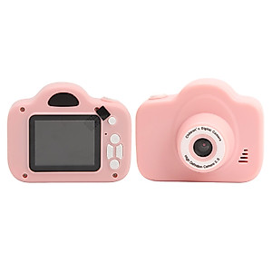 Kids Digital Camera, Photography Camera Automatic Focusing Single Lens for Early Education (Pink)
