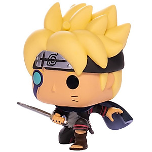 POP Boruto: Naruto The Next Generation - Boruto with Marks Funko Vinyl Figure (Bundled with Compatible Box Protector Case) Multicolor 3.75 inches